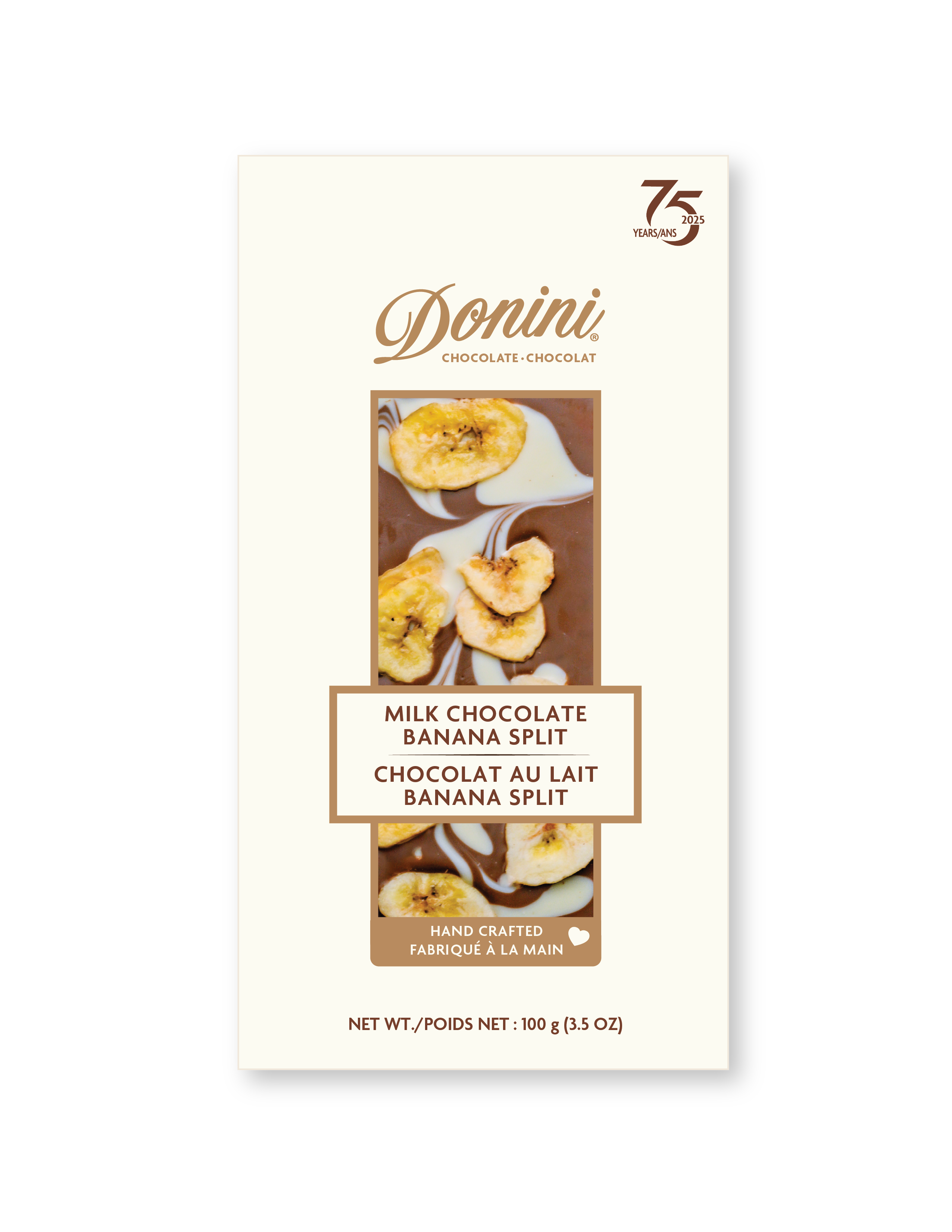 Milk Chocolate Banana Split Bar | Saxon Chocolates