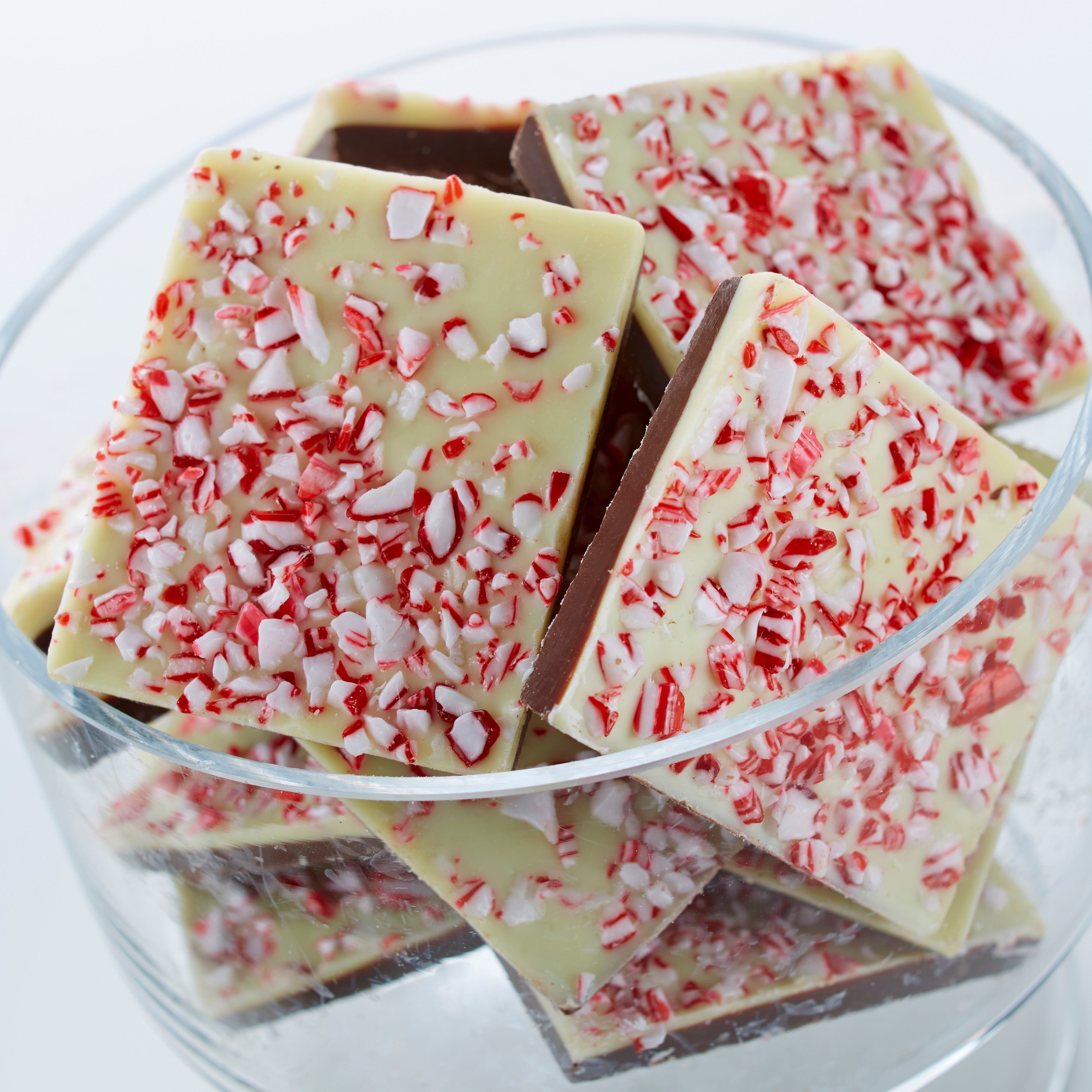 Peppermint Bark Double Bar Box | Saxon Chocolates